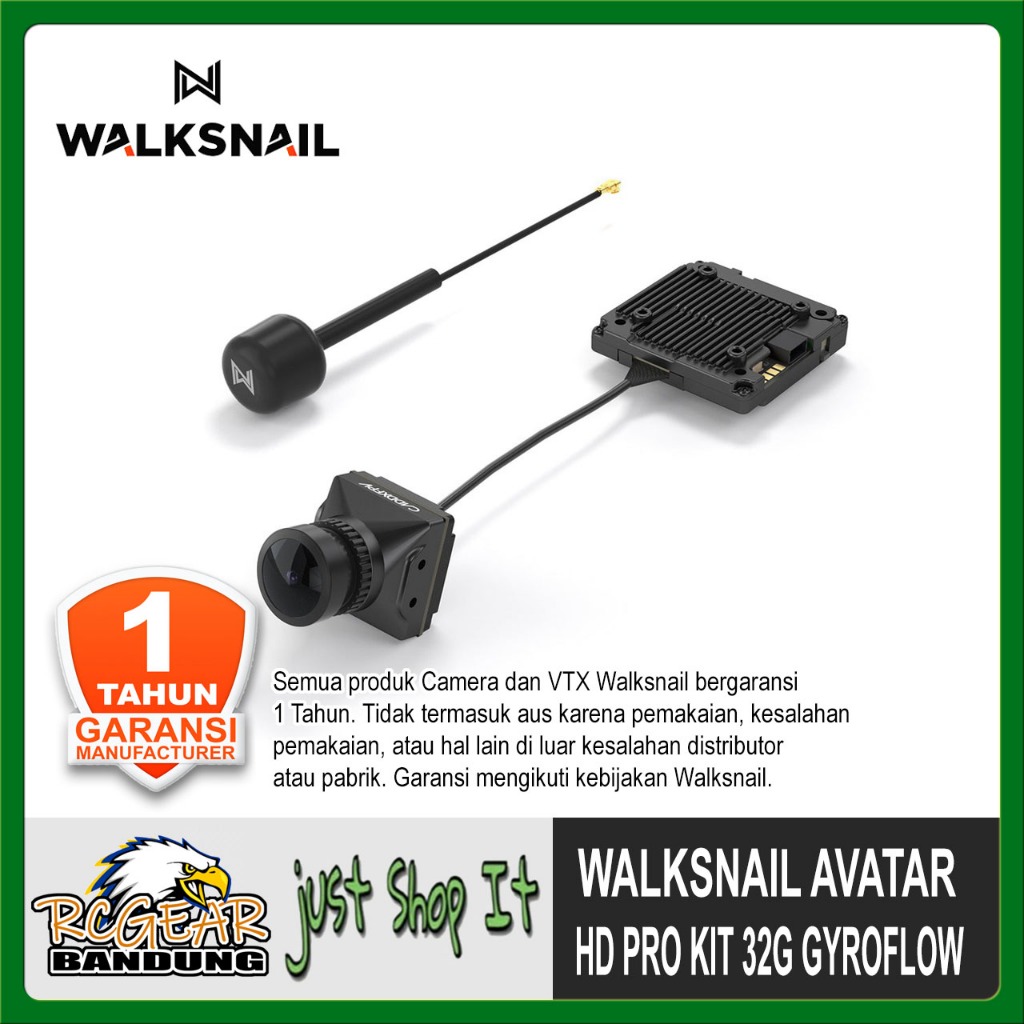 Jual Caddx Walksnail Avatar HD Pro Kit 32G Gyroflow V2 Module Digital ...