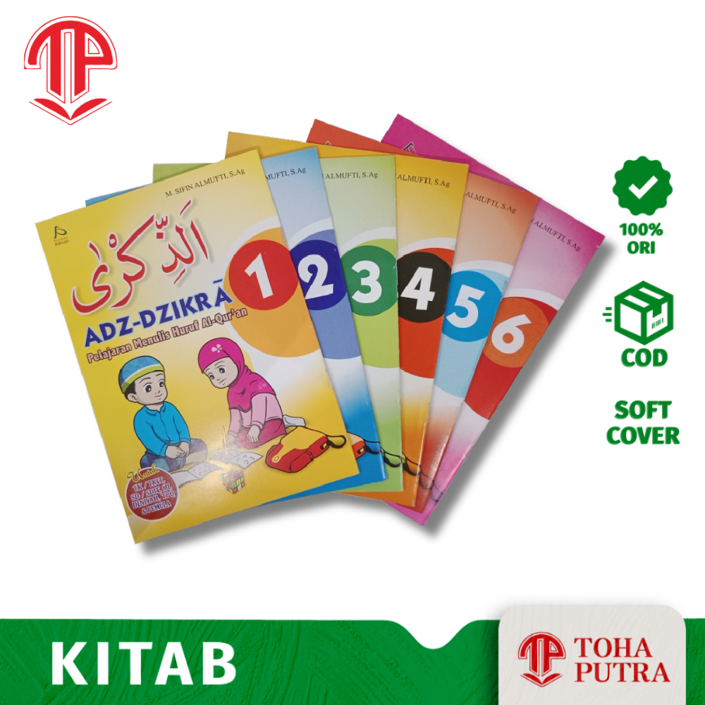 Jual BUKU KITAB ADZ DZIKRA PELAJARAN MENULIS HURUF AL-QURAN JILID 1-6 ...