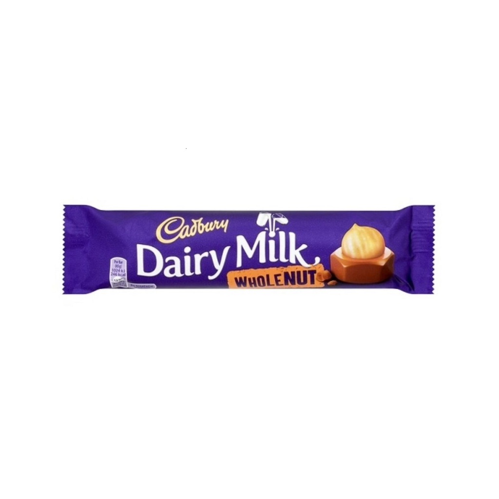 Jual Cadbury Whole Nut Standard Bar 45g | Shopee Indonesia