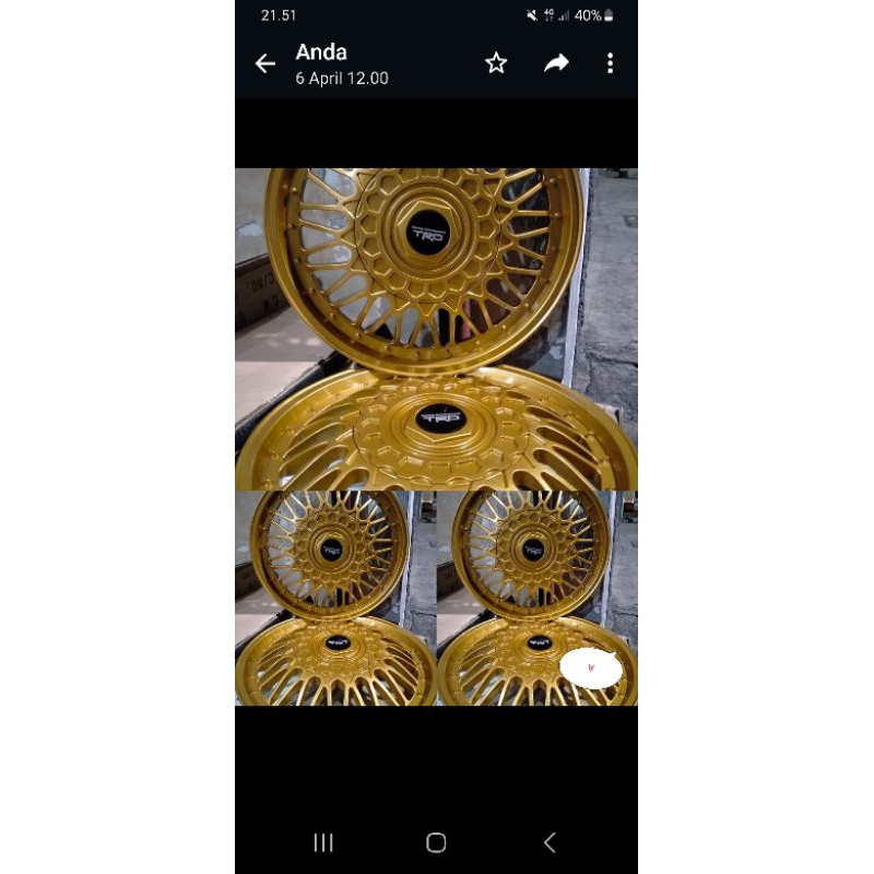 Jual wheeldop dop roda r13 gold isi 4 pcs | Shopee Indonesia