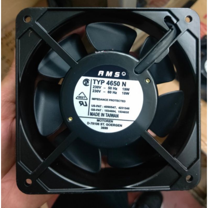 Jual Kipas panel FAN AC AMS 12vm x 12cm 220V good Quality | Shopee ...
