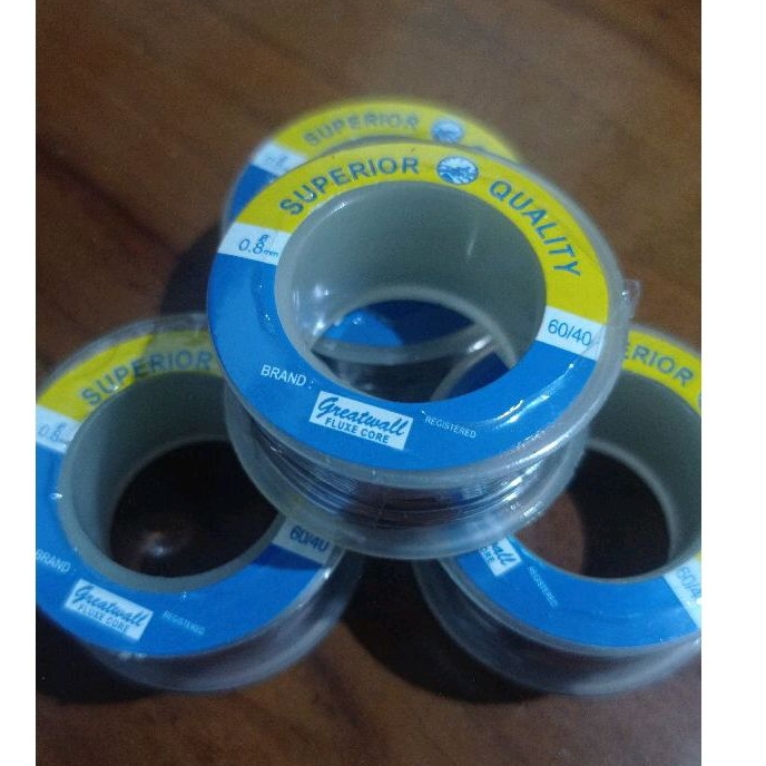 Jual Timah Solder GreatWall 0,8mm 7m+ Tenol | Shopee Indonesia