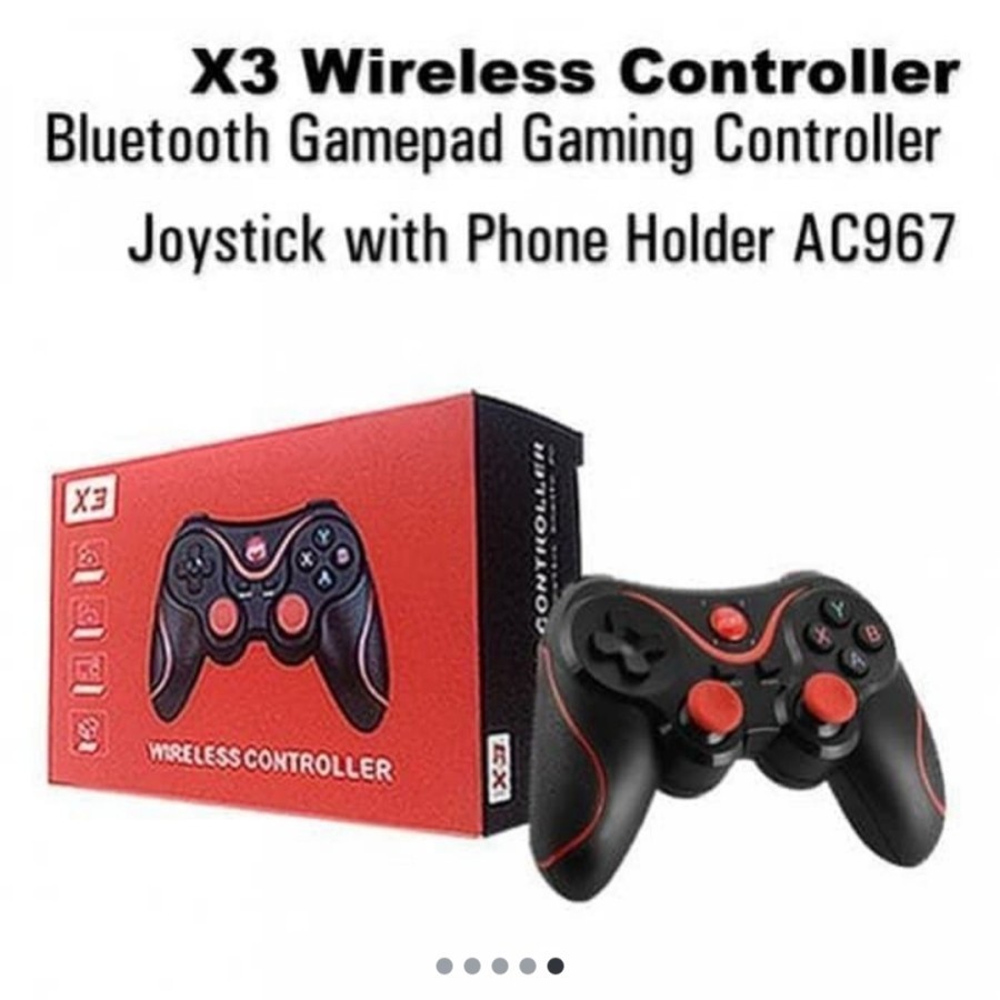 Jual Android Joystick Game Pad Wirelles dan Bluetooth dan USB New X3 ...