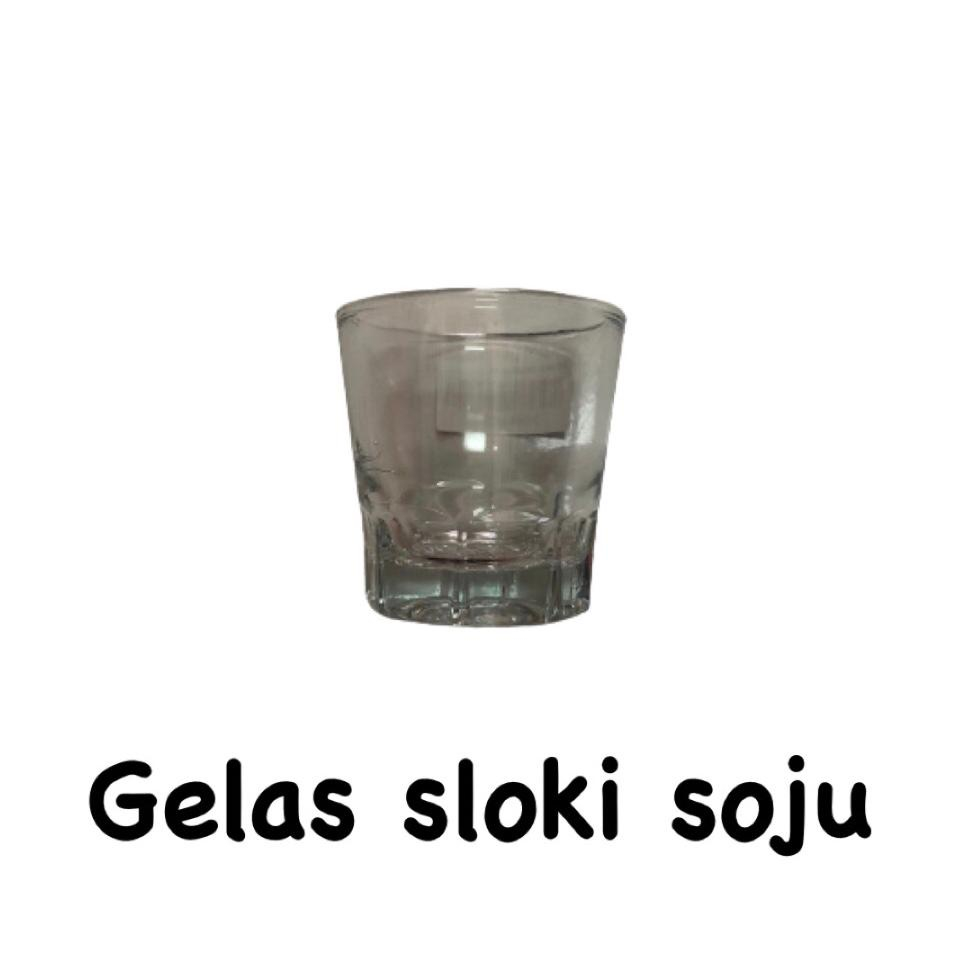 Jual Gelas sloki mini Gelas sloki / gelas shot / gelas soju / gelas ...