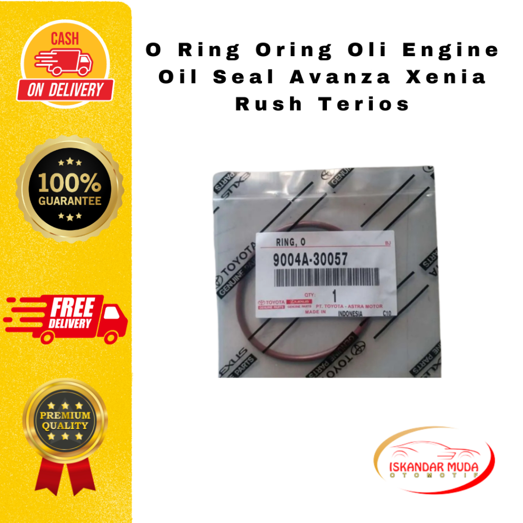 Jual O Ring Oring Oli Engine Oil Seal Avanza Xenia Rush Terios 9004A ...
