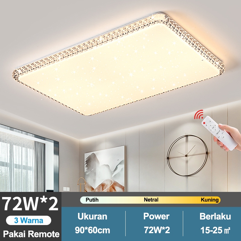 Jual Dunia Lampu Lampu Plafon 3 Warna LED Ceilling Lampu Lampu Hias ...