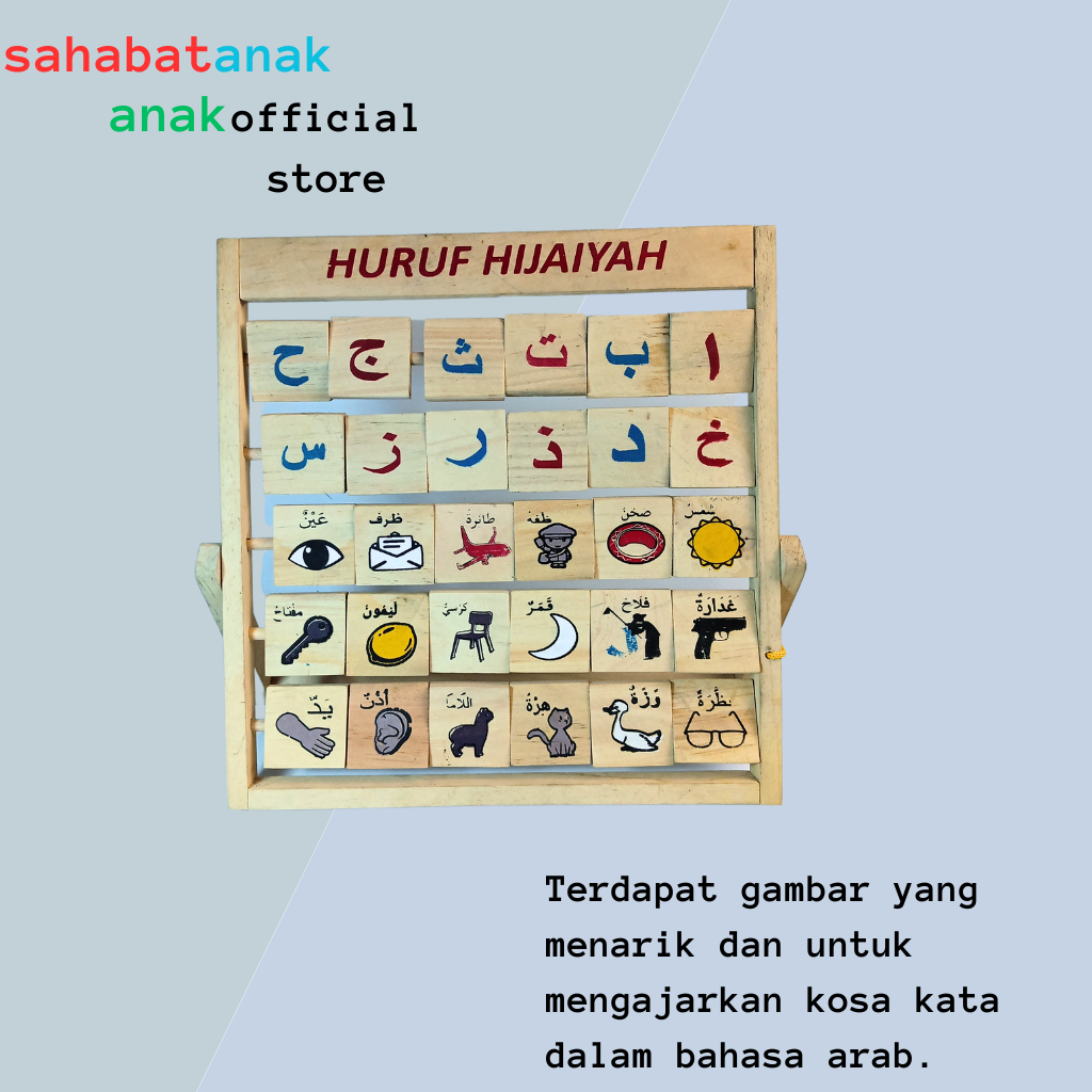 Jual Mainan Edukasi - Mainan Huruf Hijaiyah Putar | Shopee Indonesia