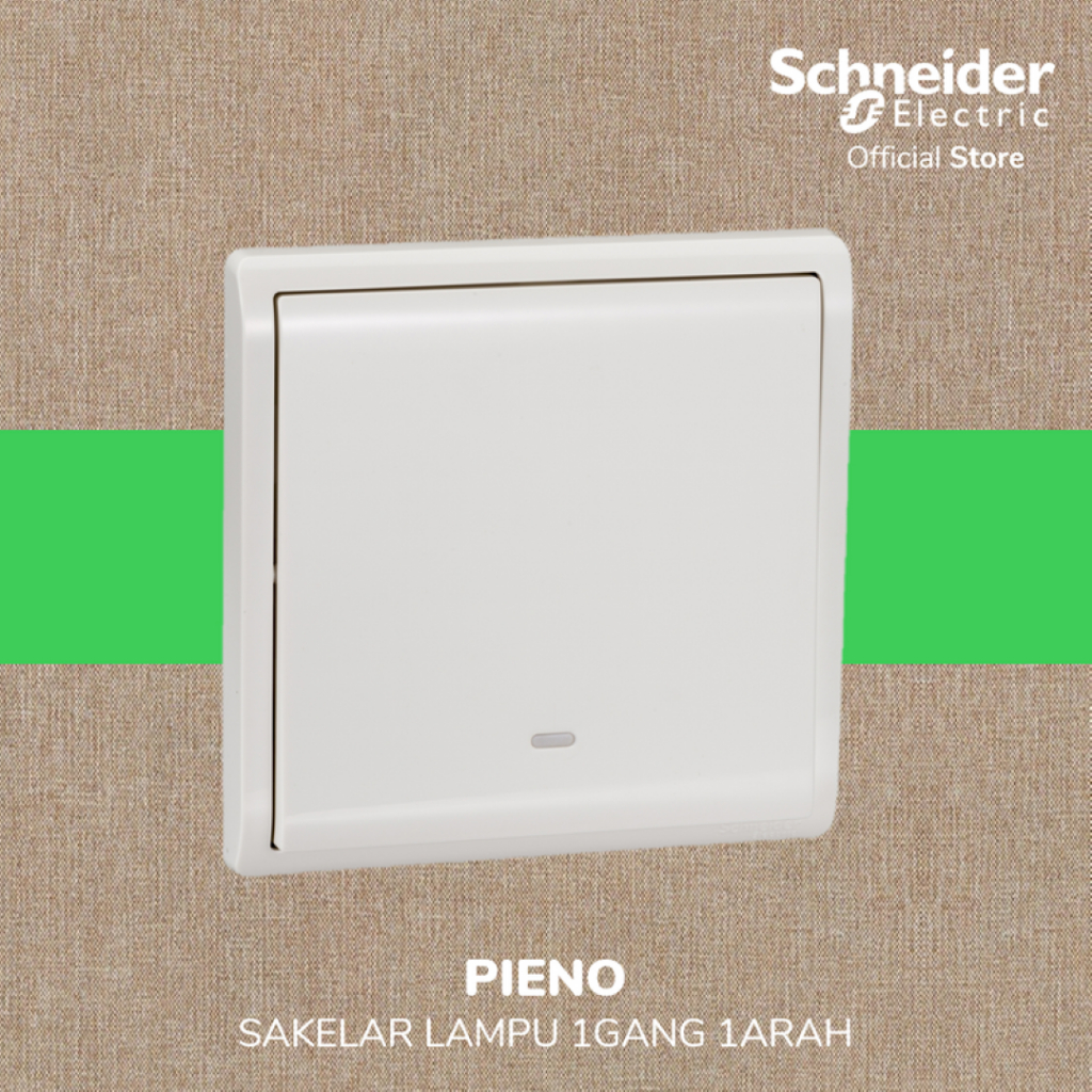 Jual Saklar Schneider PIENO Tunggal/Single Putih | Shopee Indonesia