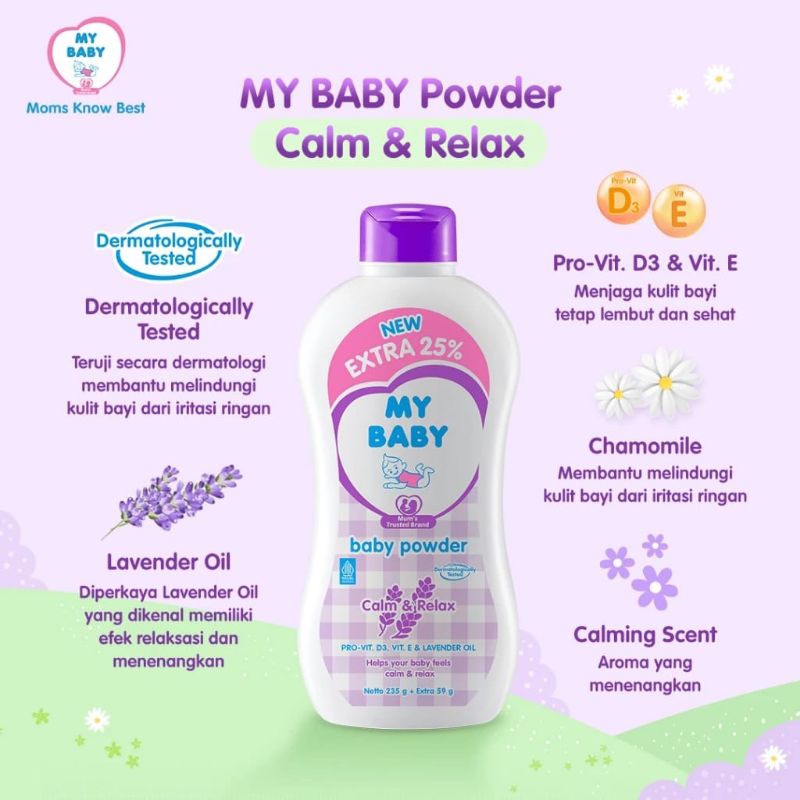 Jual My Baby Bedak Bayi / Baby Powder 50g / 100g / 150g | Shopee Indonesia