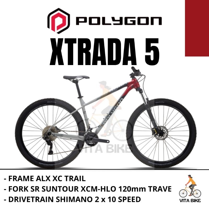 Jual Sepeda Gunung MTB Polygon Xtrada 5 27.5" 29" - 27.5 S | Shopee Indonesia