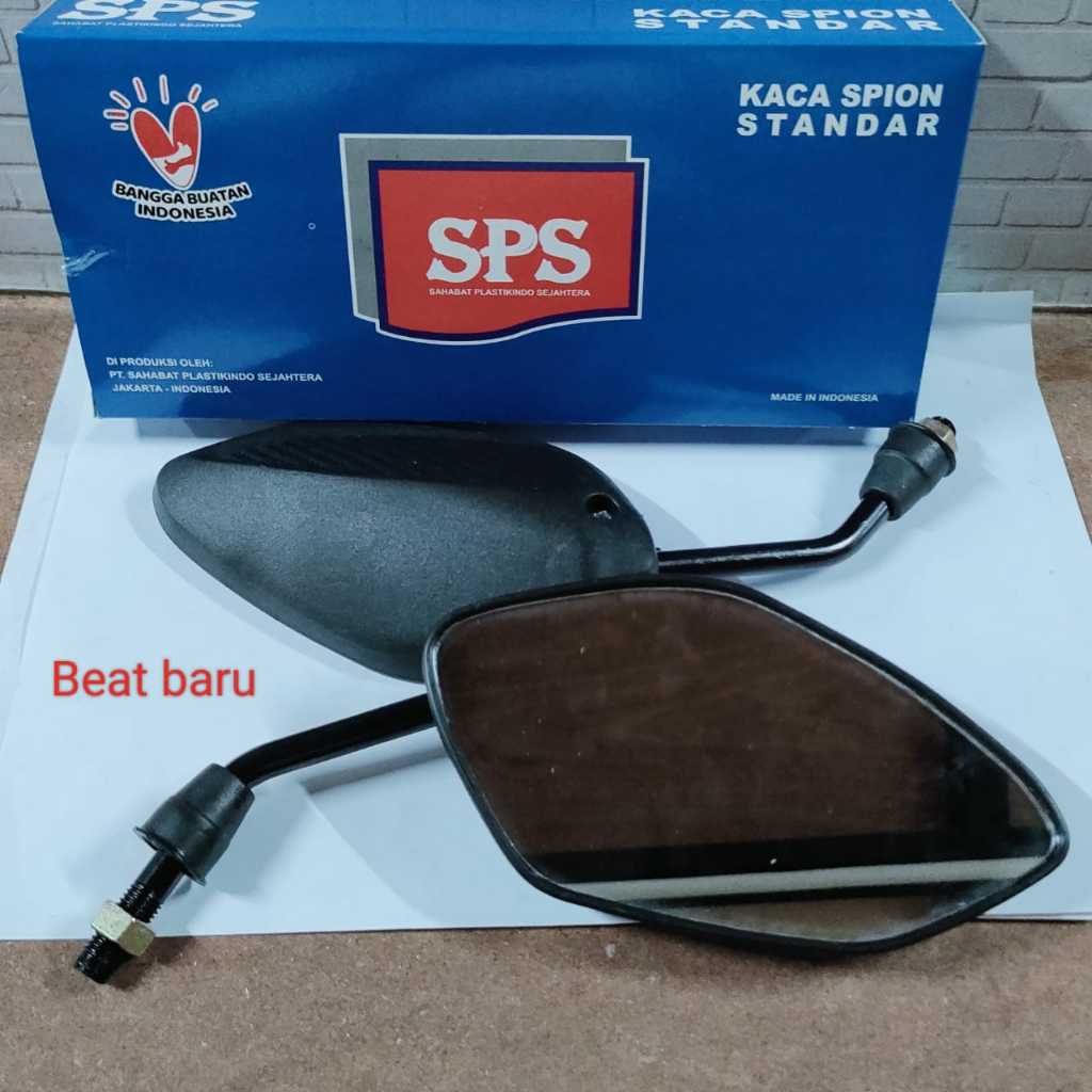 Jual KACA SPION BEAT NEW BEAT BARU MERK SPS (1 SET) | Shopee Indonesia