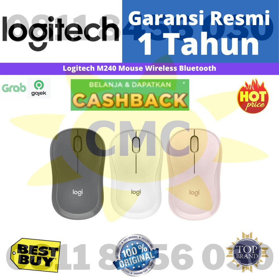 Jual Logitech M240 M 240 Mouse Wireless Bluetooth | Shopee Indonesia