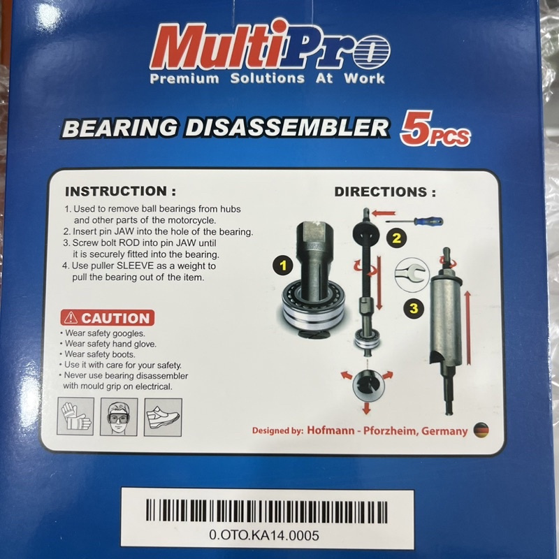 Jual Alat Pelepas Bearing/Treker Bearing/Bearing Disassembler Merk ...