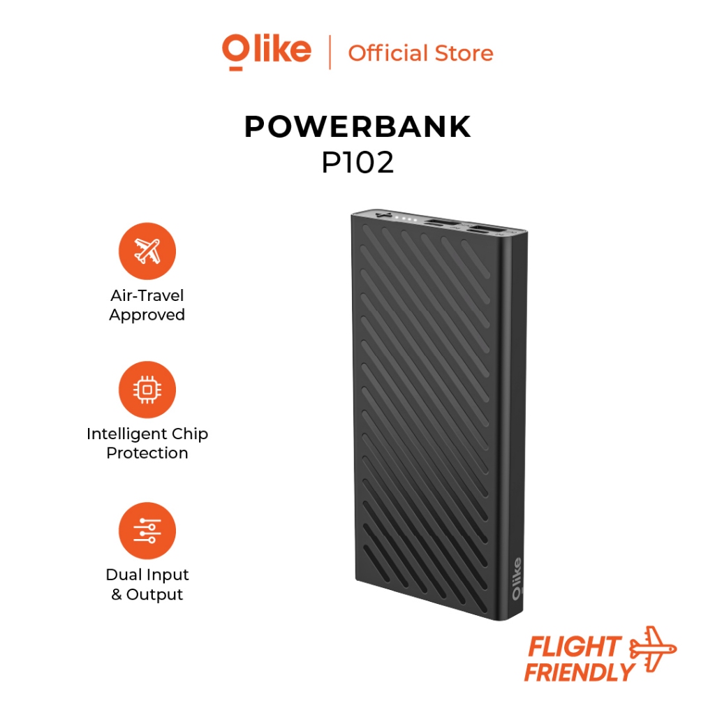 Jual Olike Powerbank 10000mAh P102 Dual Input & Output Travel Friendly ...