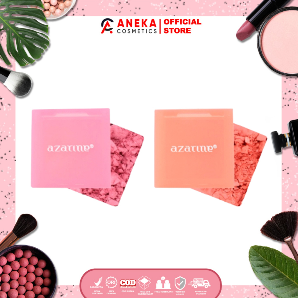 Jual AZARINE Chic to Cheek Blush Powder Blush On [5.2 gr] | Shopee ...