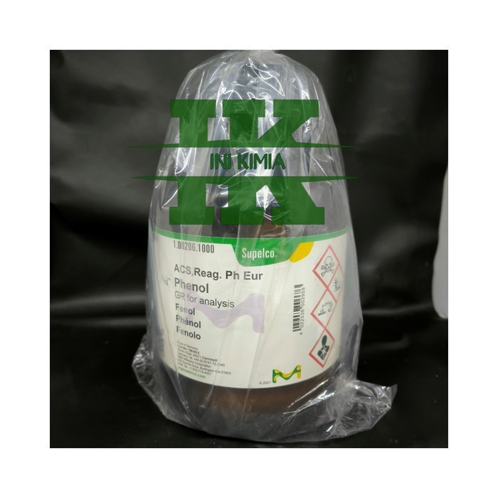 Jual PHENOL GR FOR ANALYSIS | FENOL Repack 10 gram | Hydroxybenzene ...