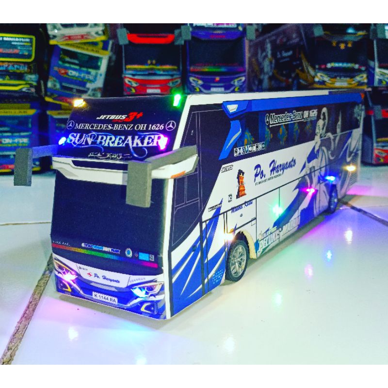 Jual miniatur bus remot contol telolet basuri bisa di cas | Shopee ...