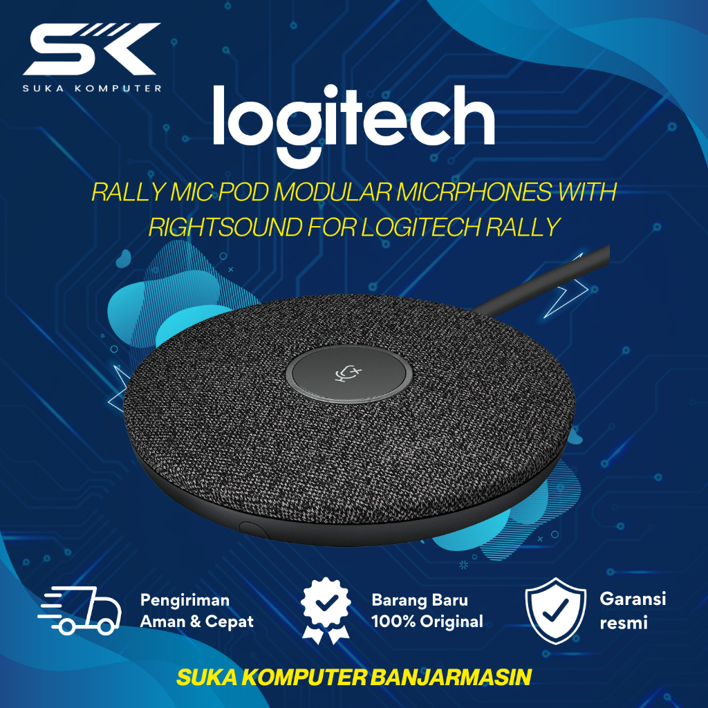 Jual RALLY MIC POD MODULAR MICROPHONES WITH RIGHTSOUND FOR LOGITECH ...