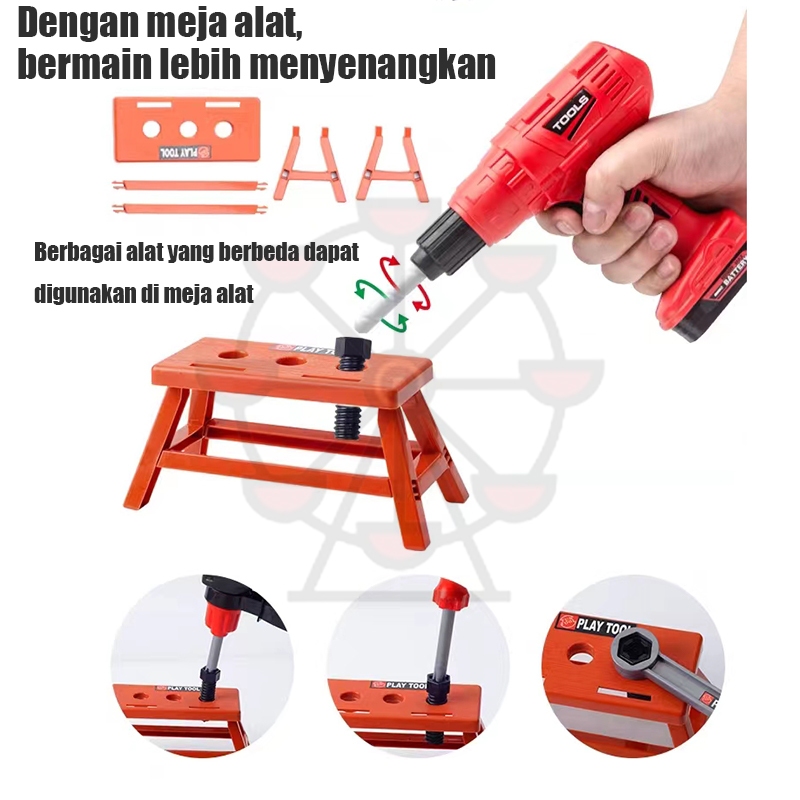 Jual Ferris Wheel 38/68 PCS Alat Perbaikan Mainan Berpura-pur Insinyur ...