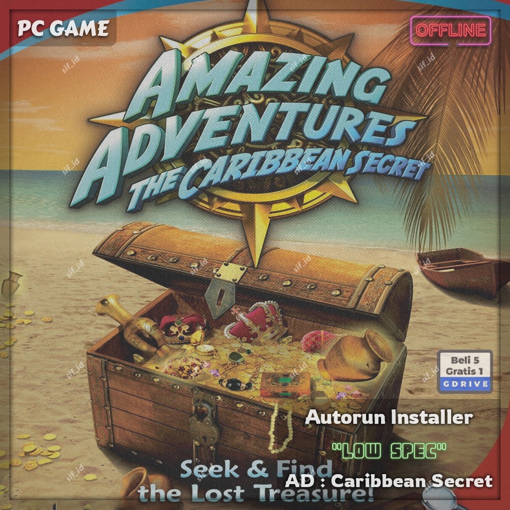 Jual Amazing Adventures The Caribbean Secret - PC Game - DVD Game PC ...