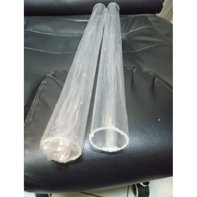 Jual Pipa Akrilik Bening 40mm X 50mm X Panjang 100cm | Shopee Indonesia
