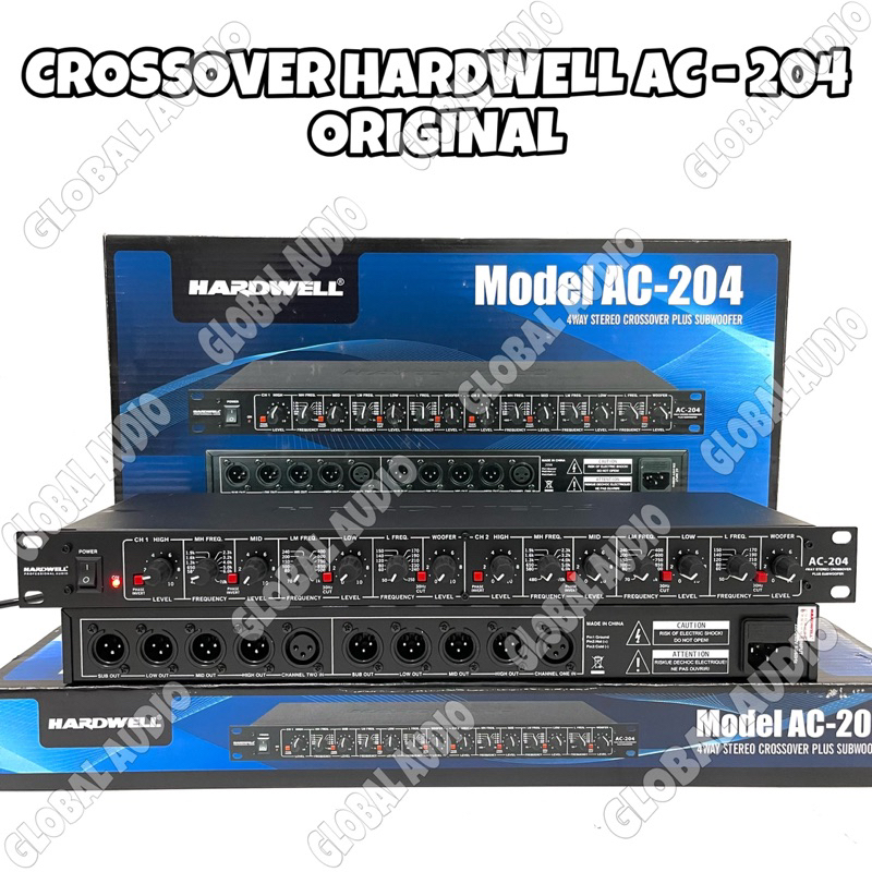 Jual Crossover Hardwell AC 204 Original Plus Subwoofer 4 Way AC204 ...
