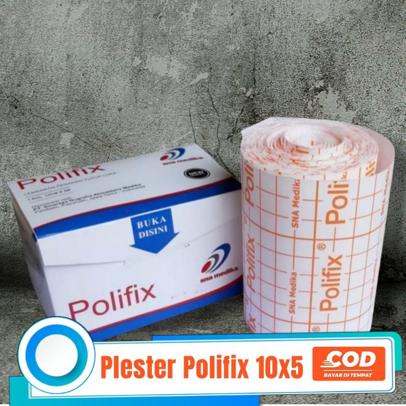 Jual Plester Polifix ukuran 10 cm x 5m,Plester luka | Shopee Indonesia