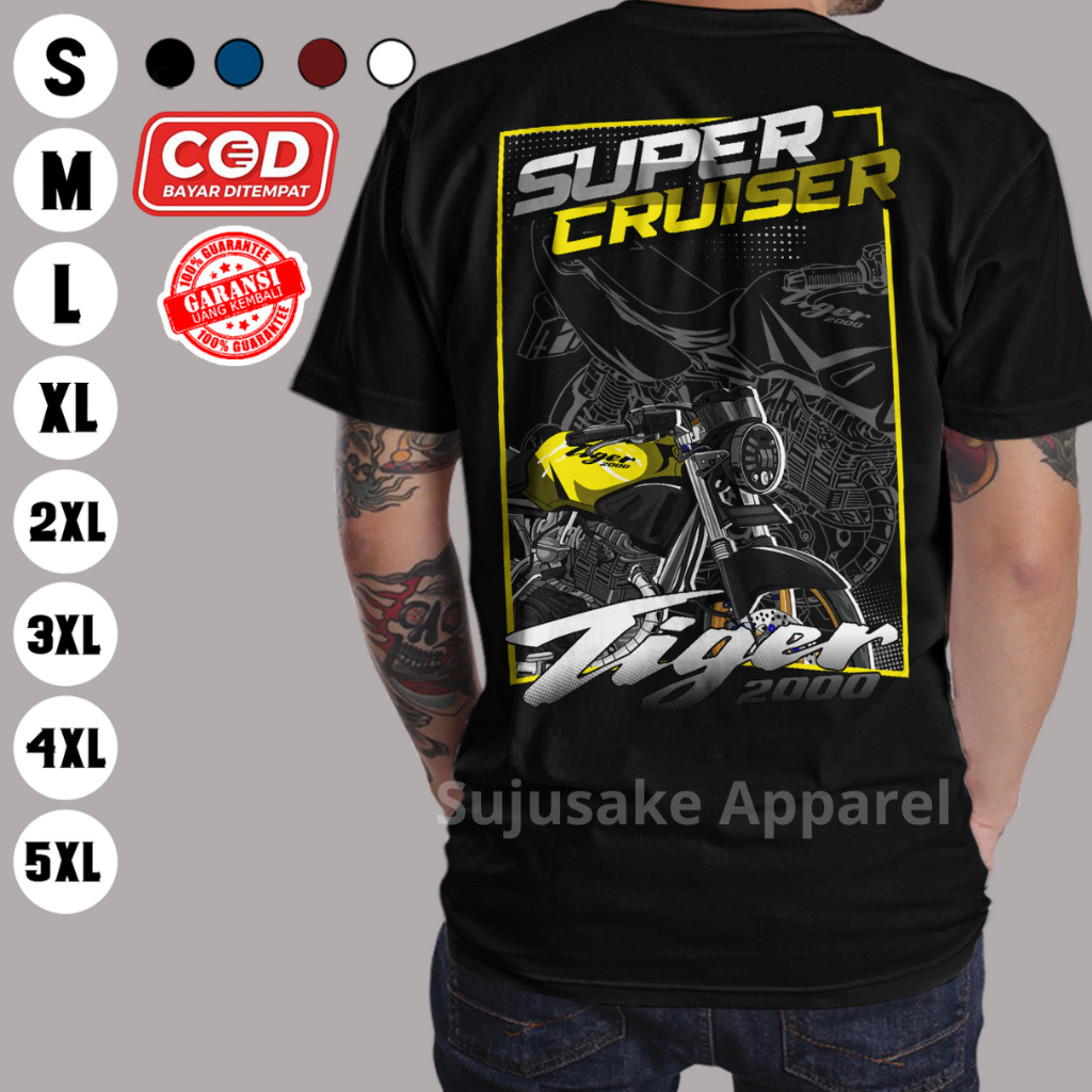 Jual Baju Kaos Atasan Pria Cowok Honda Tiger Gank Lama Tilam Tilas ...