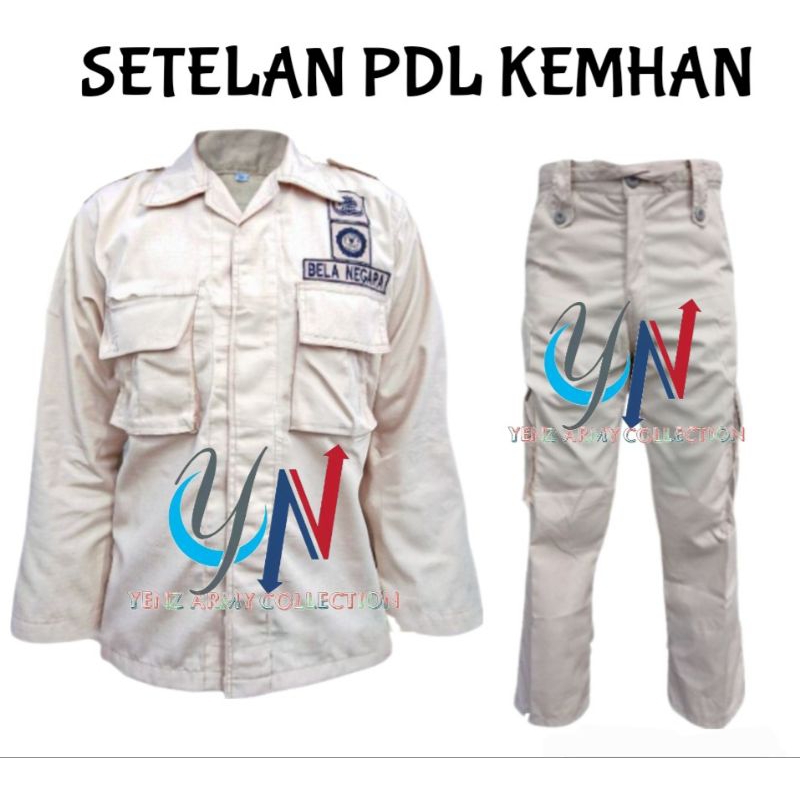 Jual Baju setelan pdl belanegara seragam pns seragam kemhan | Shopee ...