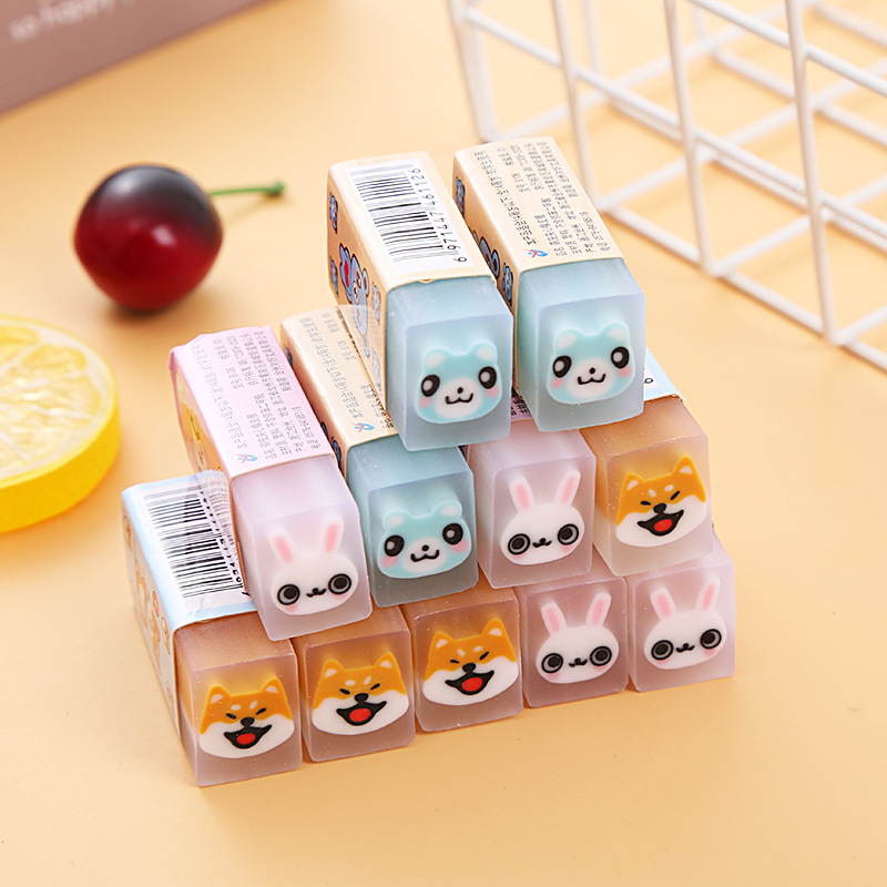 Jual Penghapus Pensil Motif Cartoon Little Dinosaur Eraser Learning ...