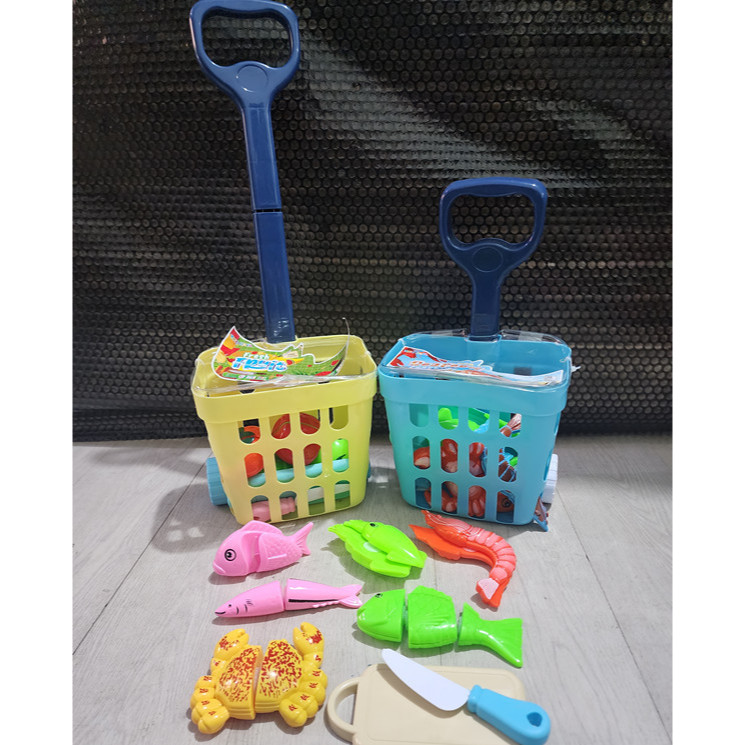 Jual MAINAN SHOPPING TROLLEY FOOD SHOP KERANJANG DORONG | Shopee Indonesia