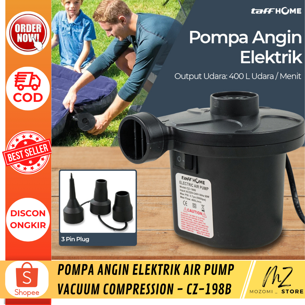 Jual Pompa Angin Elektrik Air Pump Vacuum Compression / aksesoris alat ...