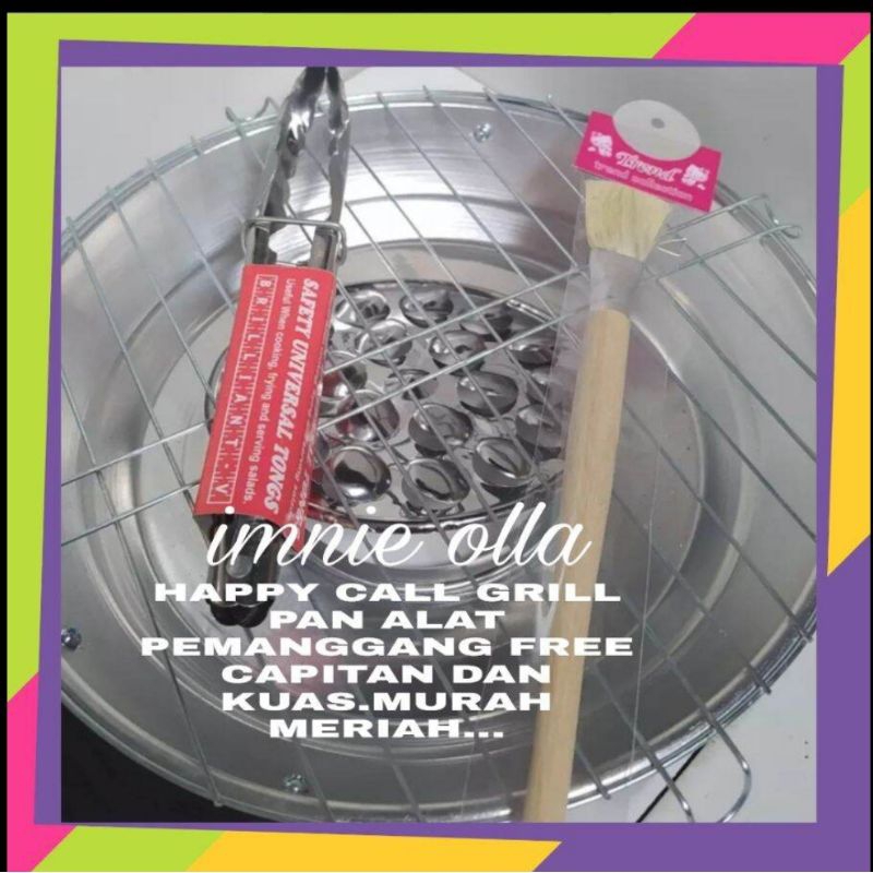 Jual PAKET HAPPY CALL GRILL ALAT PEMANGGANG DIATAS KOMPOR FREE CAPITAN ...