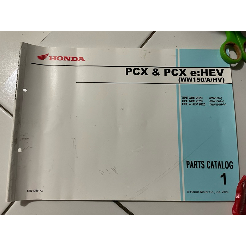 Jual Buku Parts Catalog PCX K1Z PCX 160 | Shopee Indonesia