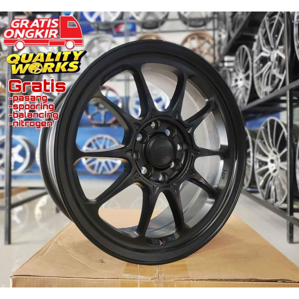 Jual Velg Swift ring 15 HSR DL R15 baut 4 warna Hitam - Toko Velg Mobil ...