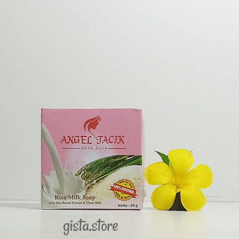 Jual 𝐀𝐍𝐆𝐄𝐋 𝐓𝐀𝐂𝐈𝐊 𝐒𝐚𝐛𝐮𝐧 𝐑𝐢𝐜𝐞 𝐌𝐢𝐥𝐤 𝐒𝐨𝐚𝐩 𝟓𝟎𝐠 | Shopee Indonesia