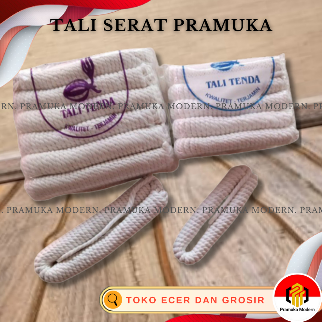 Jual Tali pramuka serat halus 5 meter & 10 meter / tali tenda pramuka ...