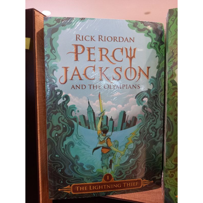 Jual Novel Percy Jackson 1 The Lightning Thief Republish Rick