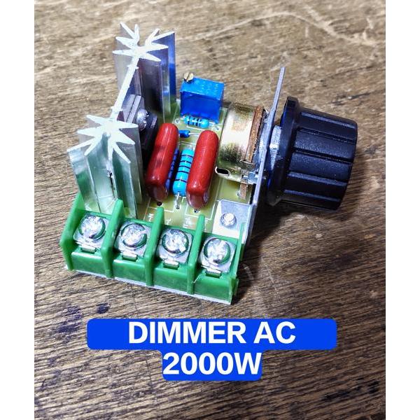 Jual Kit Dimmer AC 2000 Watt AC 220V 16A Pengaturan Kecepatan 2000W ...
