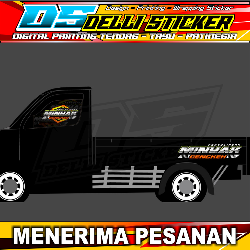 Jual Stiker Variasi Pick Up Gran Max - One Way Tembus Pandang Stiker ...
