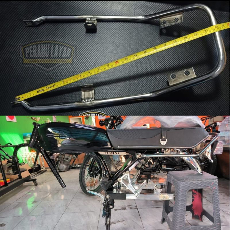 Jual begel panjang gl100 behel belakang gl100 krom modifikasi pnp ...