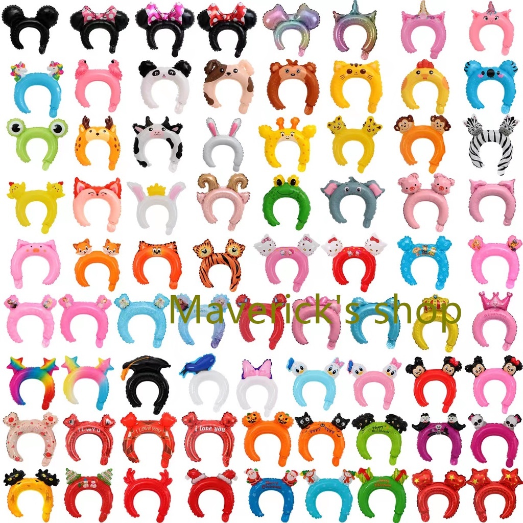 Jual ISI ( 50 PCS )Bando Karakter Balon Foil Balon Bando Kartun animal ...