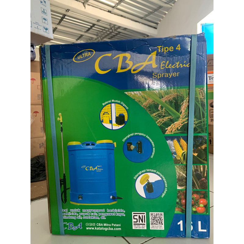 Jual Sprayer/ Tangki Elektrik CBA Type 4 Hijau - 16 Liter | Shopee ...