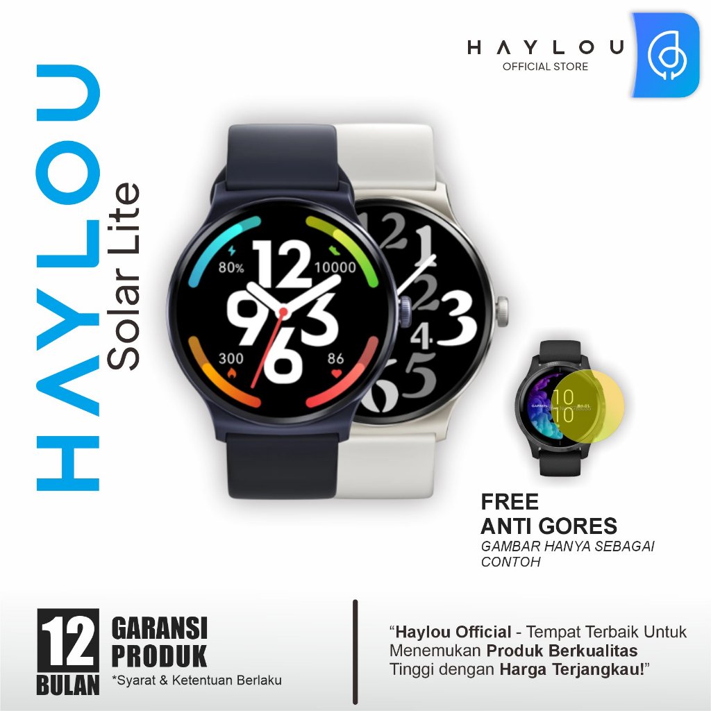 Jual HAYLOU Solar Lite Smart Watch IP68 Sp02 1.38" Display | Shopee ...