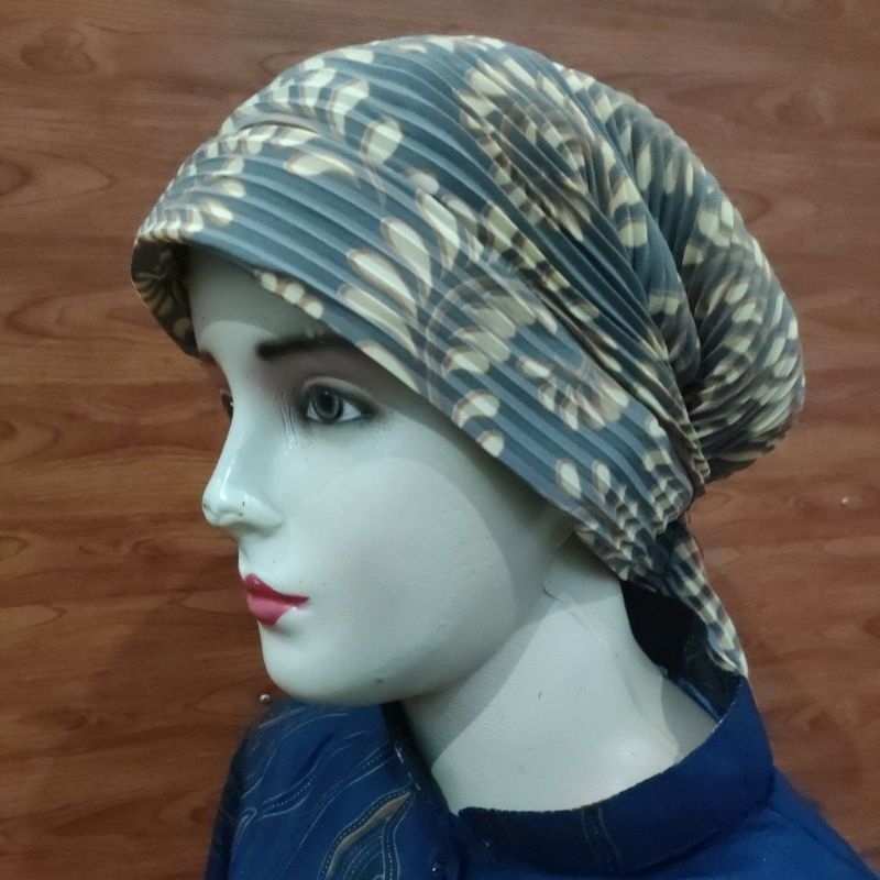Jual Ciput Plisket Nini iket/ Kerepus Nenek Penutup Rambut Wanita ...