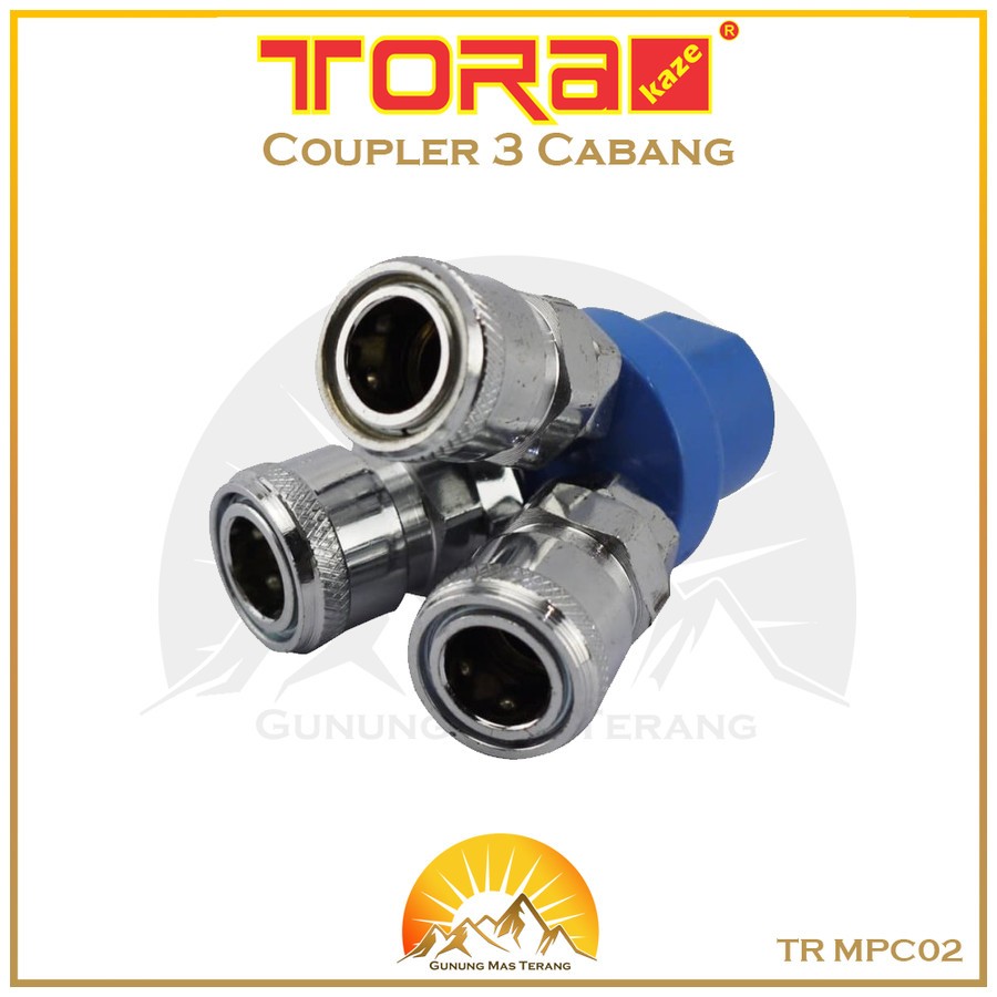 Jual Tora Quick Coupler 3 Pass Cabang Tiga Chrome Kopler Copler Kapler ...