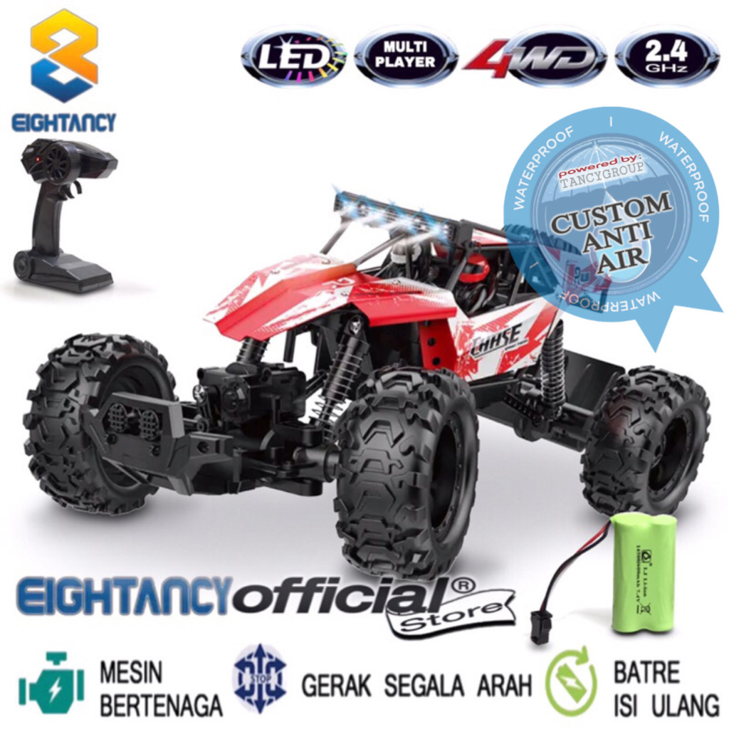 Jual 8T RC Car 1214 Metal Alloy Offroad 4WD 2.4GHz Skala Besar 1:10 ...