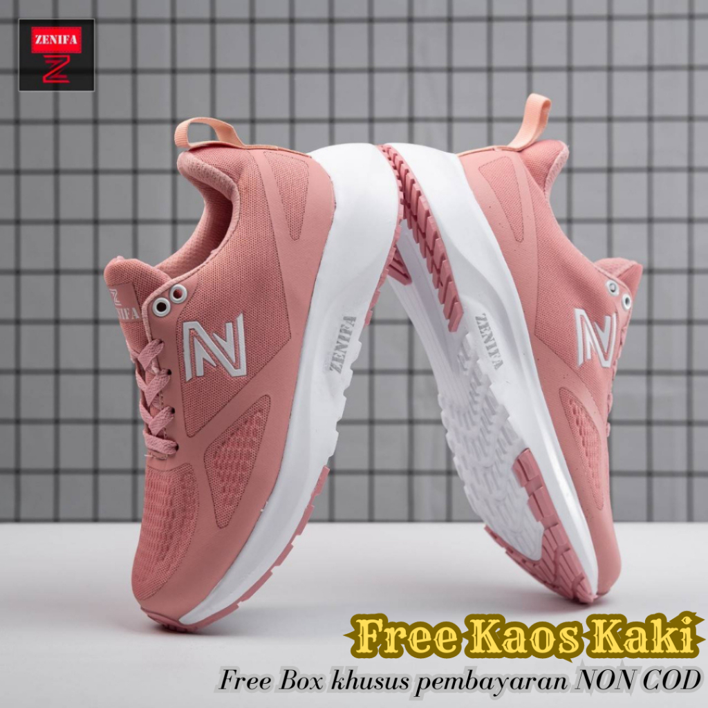 Jual Sepatu Olahraga Wanita Terbaru ZenifaZoom720 Napy pink cocok untuk ...
