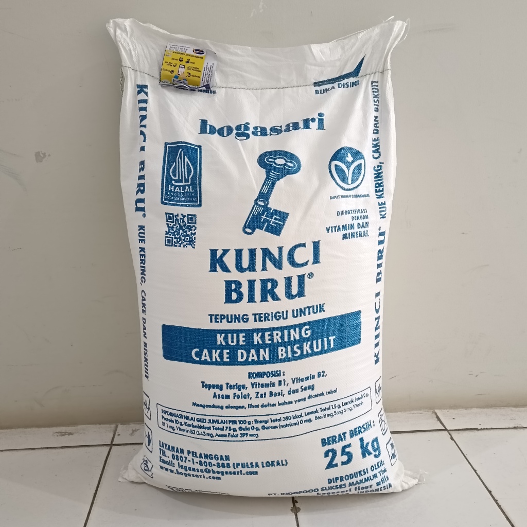 Jual TEPUNG TERIGU KUNCI BIRU LOS REPACK 1KG | Shopee Indonesia