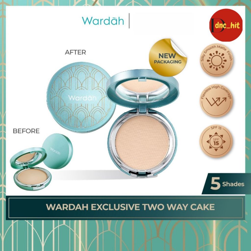 Jual Wardah Exclusive Two Way Cake - SPF 15 PA | Shopee Indonesia